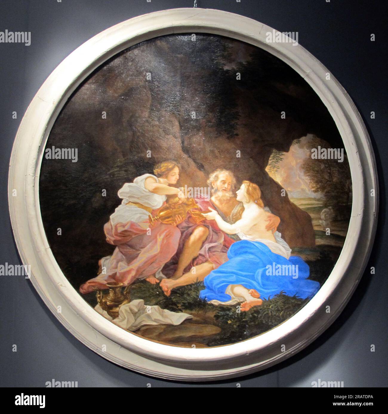 Sacred Scene by Giovanni Battista Gaulli Stock Photo - Alamy
