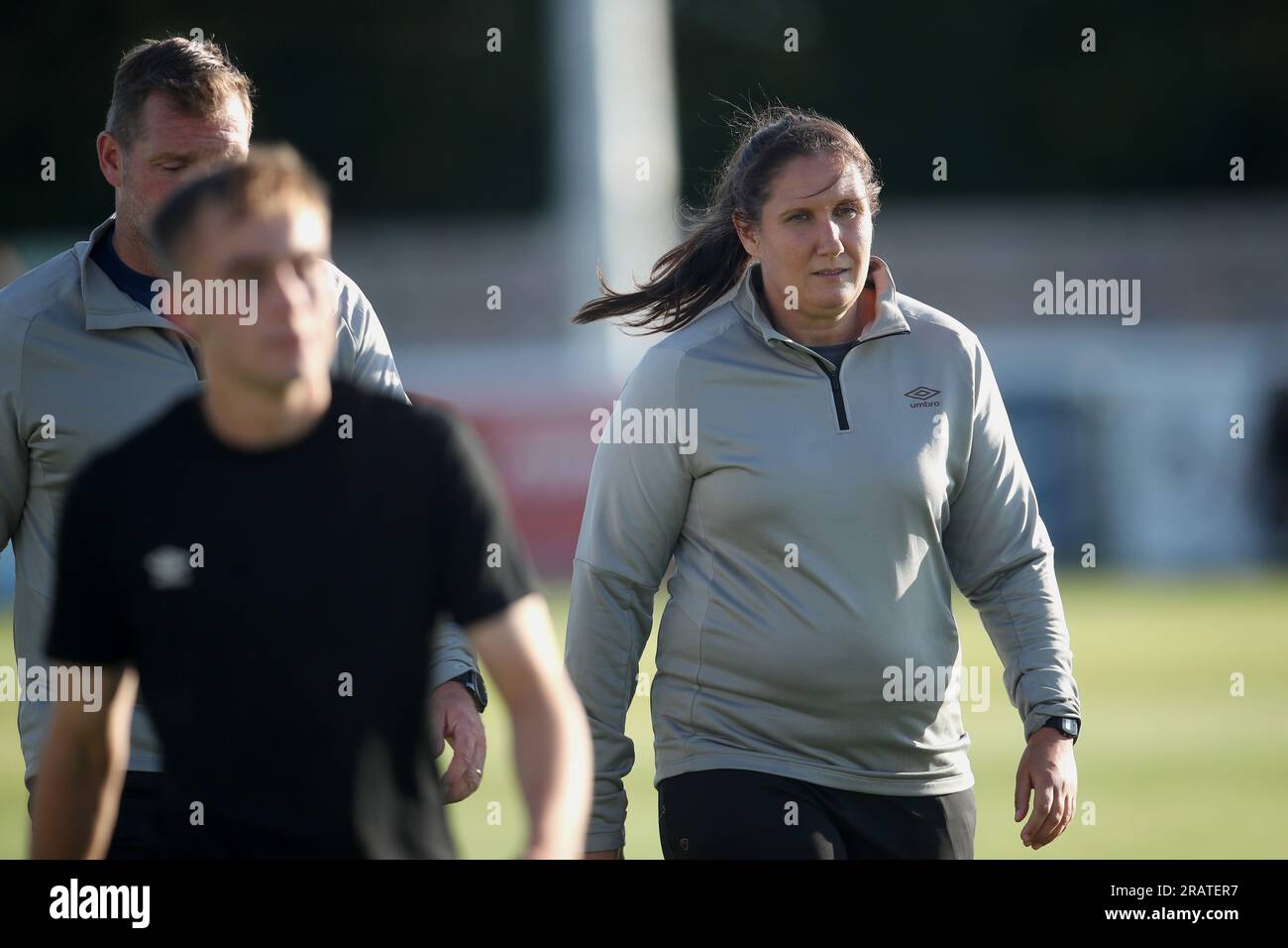 Forest Green Rovers' new caretaker head coach Hannah Dingley before the ...