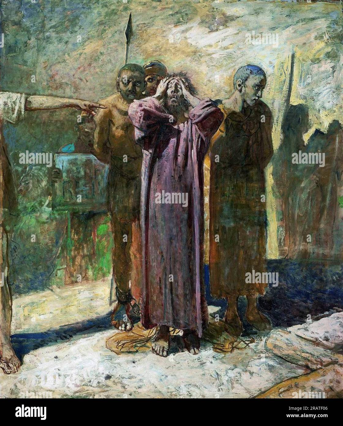 Golgotha 1893 by Nikolai Ge Stock Photo - Alamy