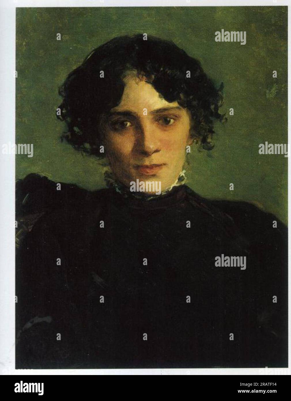 Portrait of Maria Gabayeva 1886 by Nikolai Ge Stock Photo - Alamy