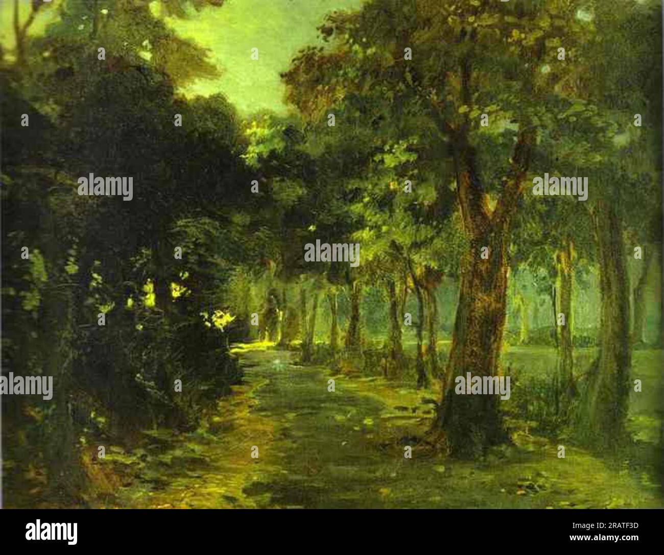 Florence. The Cascina Park 1868 by Nikolai Ge Stock Photo - Alamy
