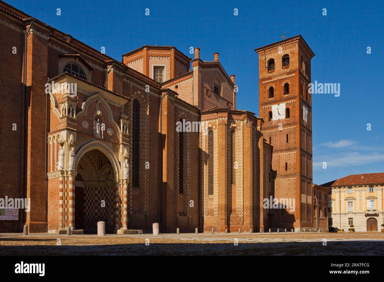 The Cathedral of Santa Maria Assunta and San Gottardo, Asti, Piedmont ...