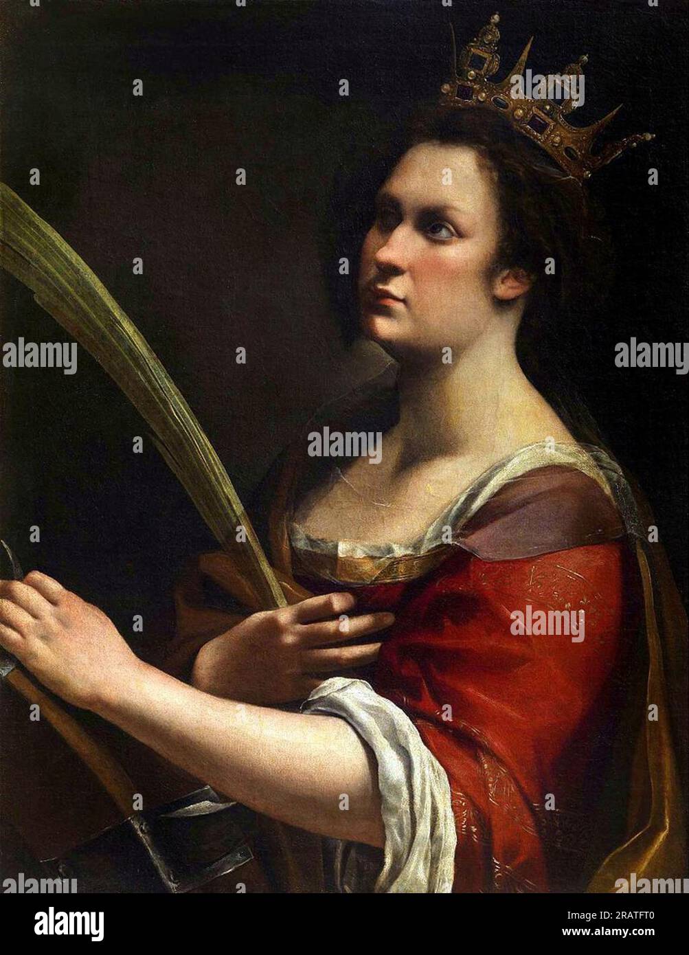 Self Portrait as Saint Catherine of Alexandria 1619 by Artemisia ...