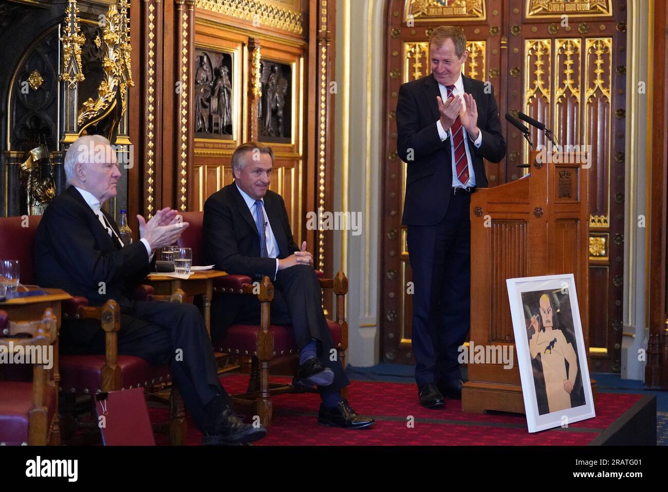 Speaker of the House of Lords, Lord McFall (left), Charles Walker ...