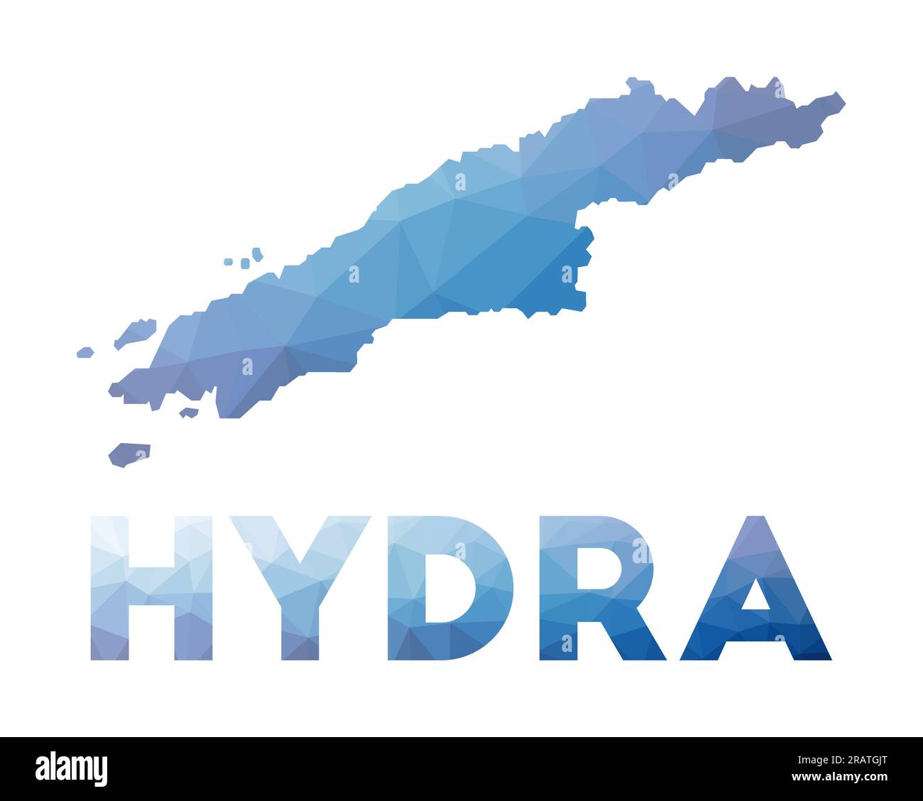Hydra map hi-res stock photography and images - Alamy