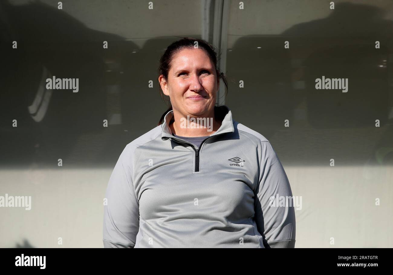 Forest Green Rovers' new caretaker head coach Hannah Dingley before the ...
