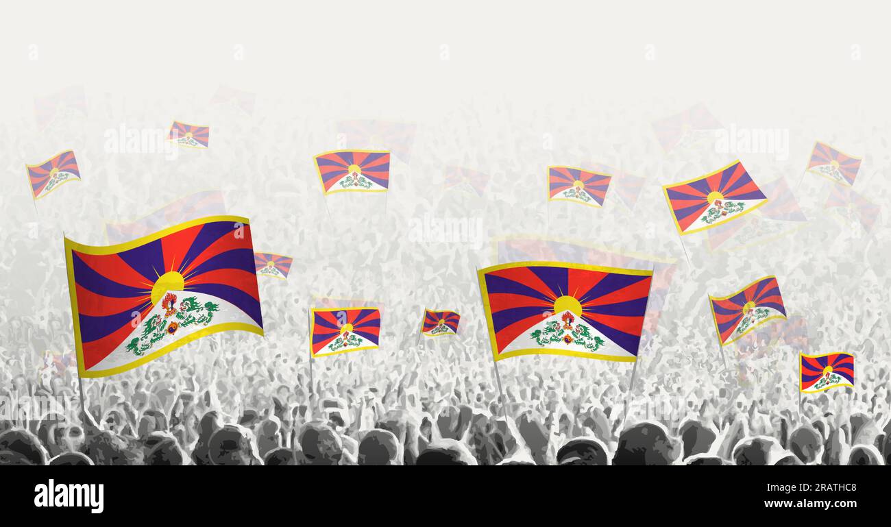 Tibet protest independence Stock Vector Images - Alamy
