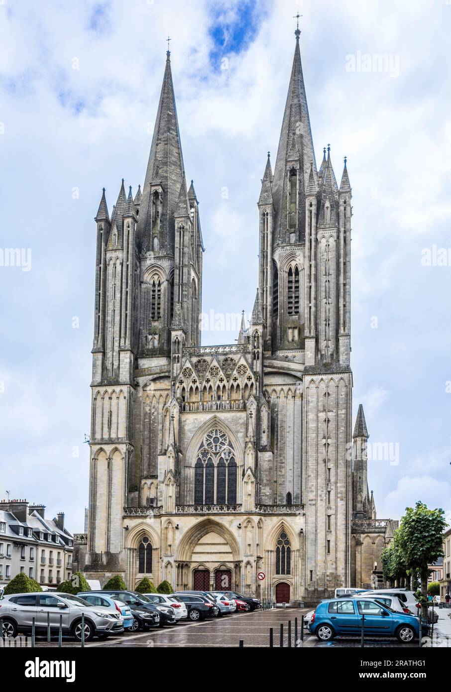 Coutances Cathedral, Cathédrale Notre-Dame de Coutances, a 13th century ...