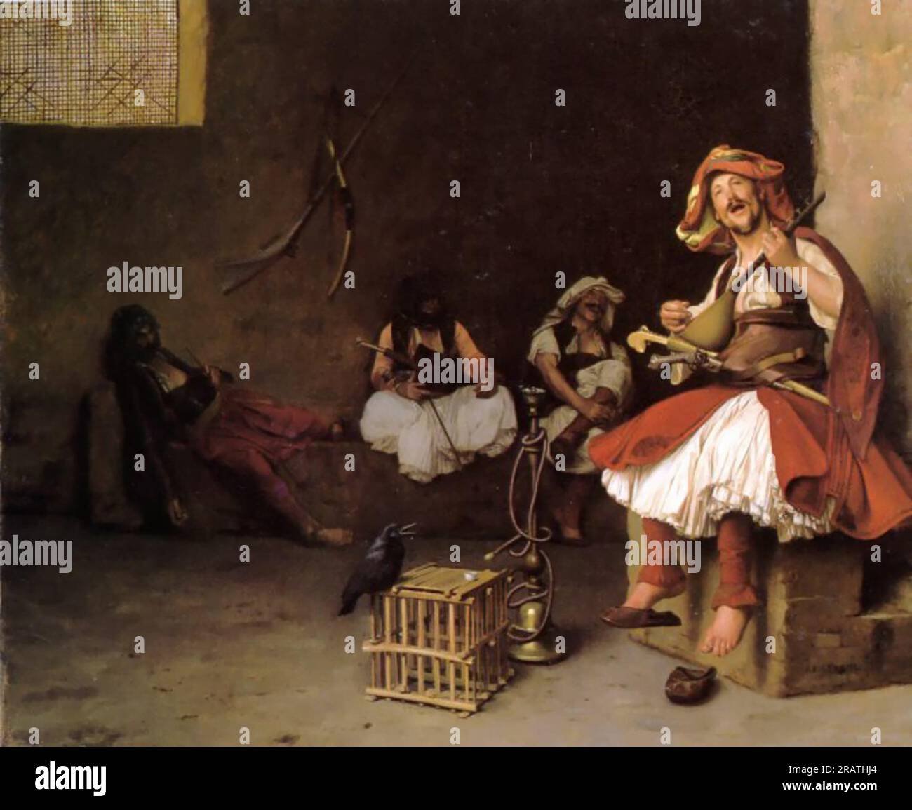 Bashi-Bazouk Singing 1868 by Jean-Leon Gerome Stock Photo - Alamy