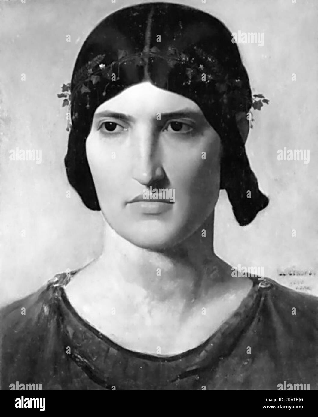 Portrait of a Roman Woman by Jean-Leon Gerome Stock Photo - Alamy