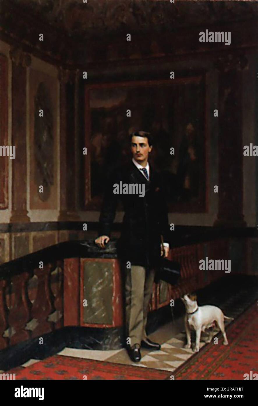 The Duc de la Rochefoucauld-Doudeauville by Jean-Leon Gerome Stock ...