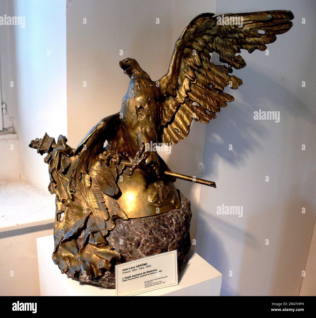 Dying Eagle of Waterloo 1902 by Jean-Leon Gerome Stock Photo - Alamy