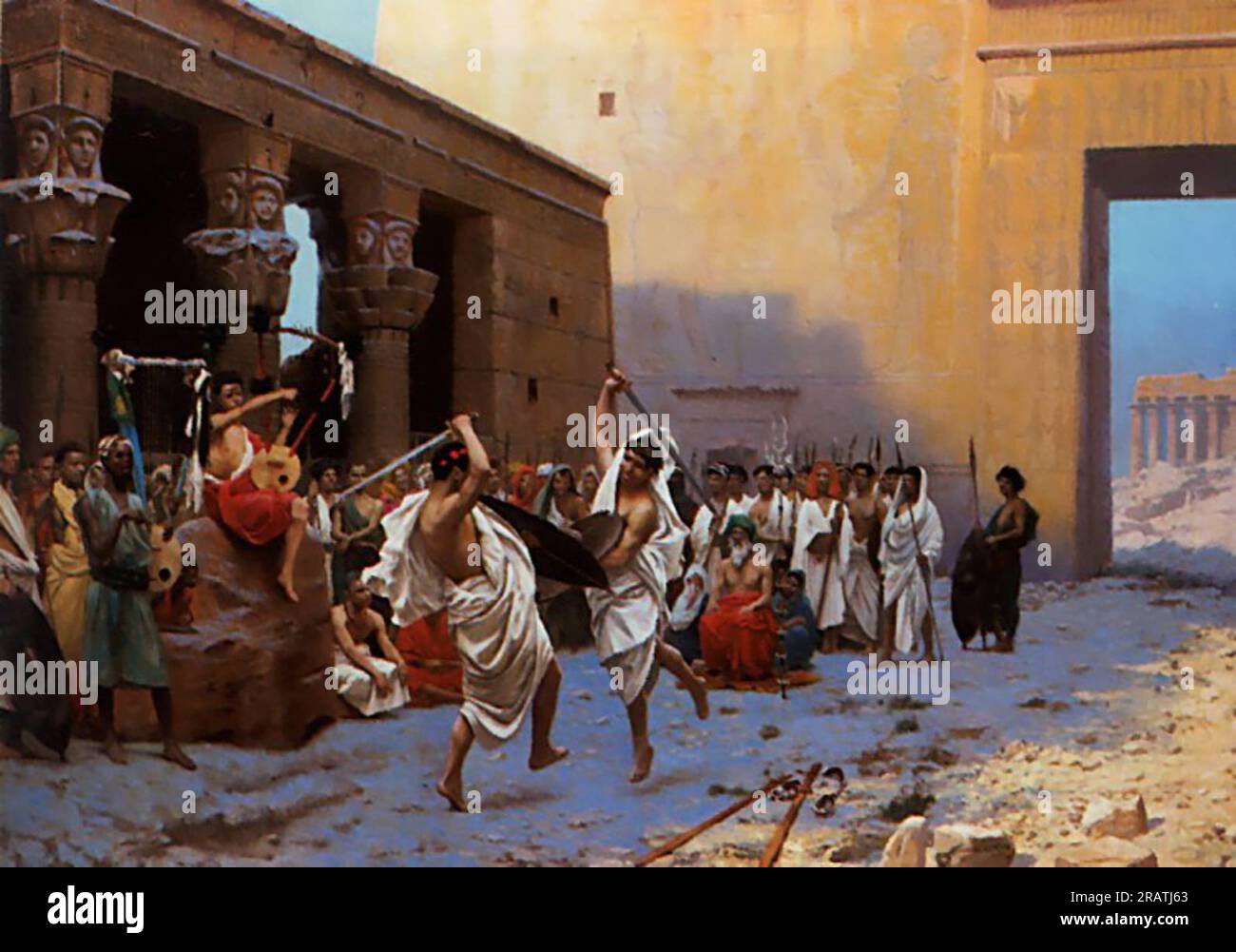 The Pyrrhic Dance by Jean-Leon Gerome Stock Photo - Alamy