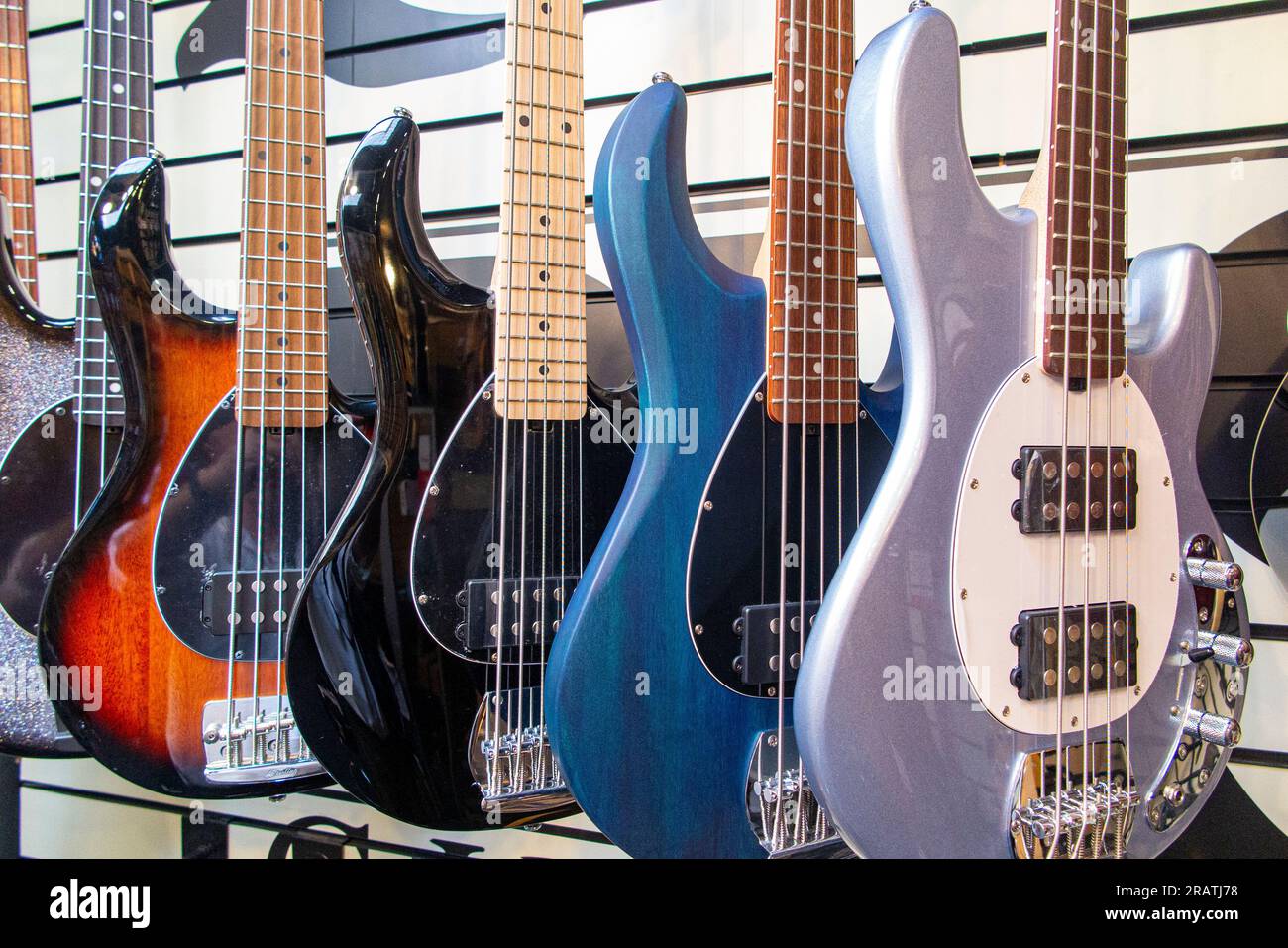 Bass guitars hi-res stock photography and images - Alamy
