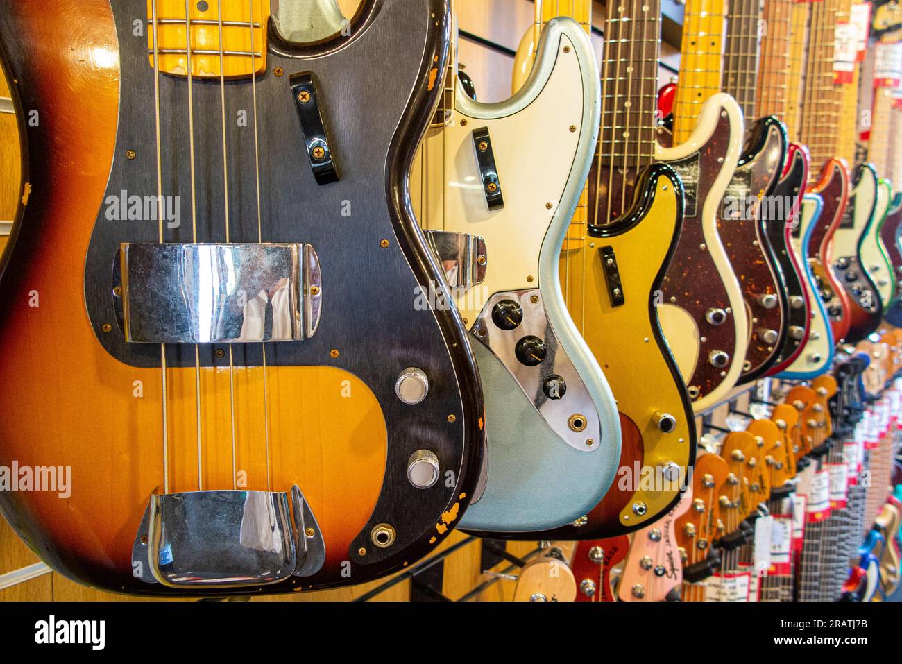 Bass guitars hi-res stock photography and images - Alamy