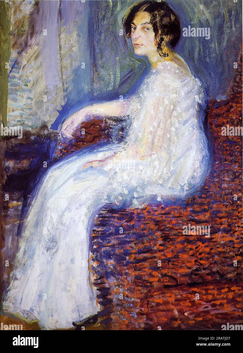 Portrait of Henryka Cohn 1908 by Richard Gerstl Stock Photo - Alamy