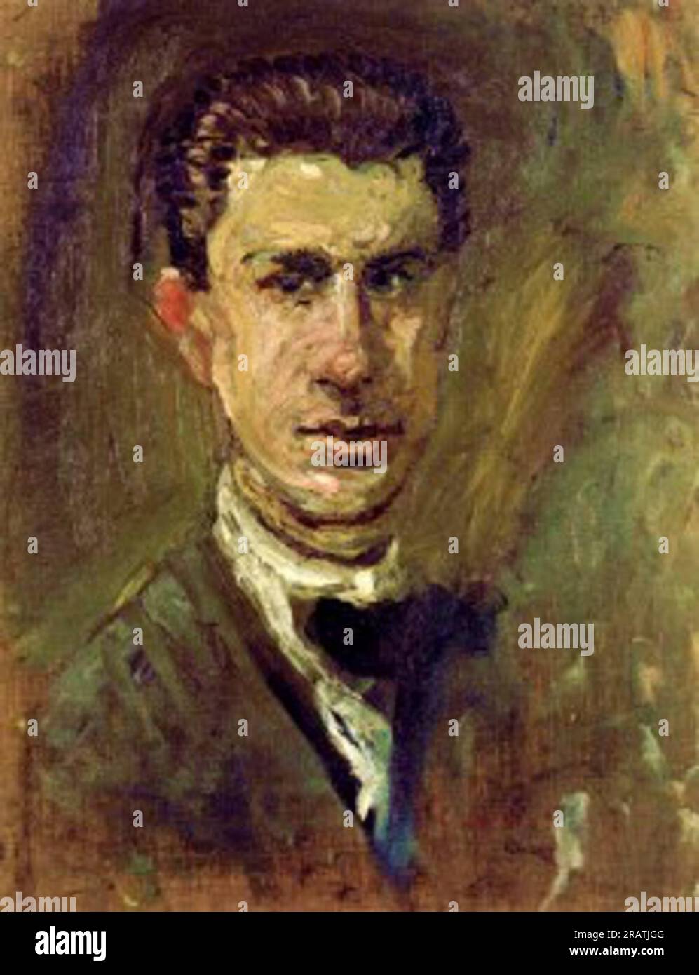 Small Self-Portrait 1907 by Richard Gerstl Stock Photo - Alamy