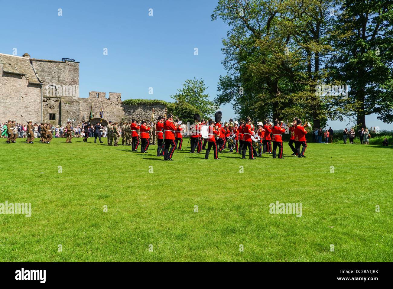 Royal Welsh Military Band, veterans and cadets celebrate the ...
