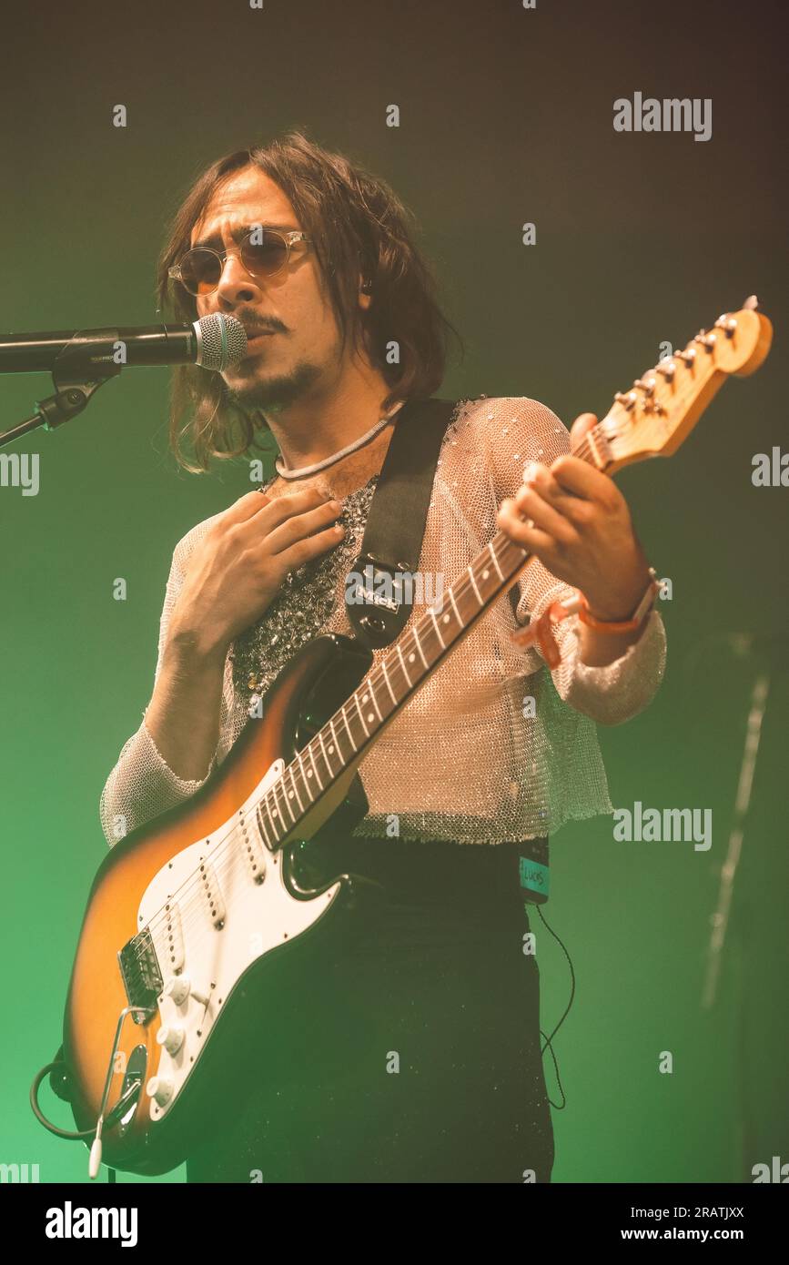 Roskilde, Denmark. 28th, June 2023. The Brazilian band Bala Desejo ...