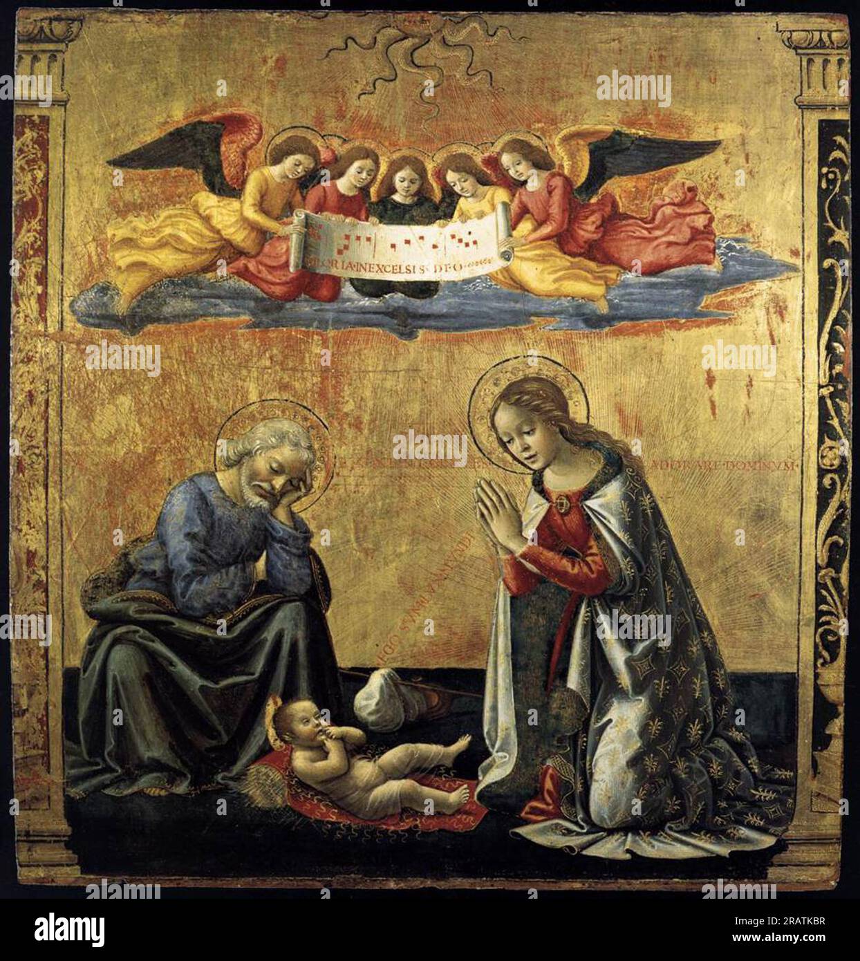 Nativity painting renaissance hi-res stock photography and images - Alamy