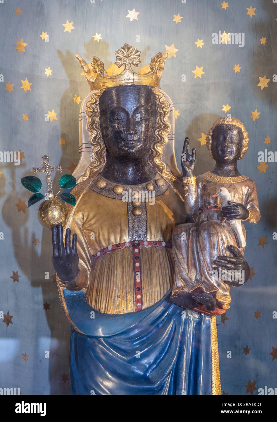The Black Madonna of Oropa, The Eusebian Sacellum, Ancient Basilica ...