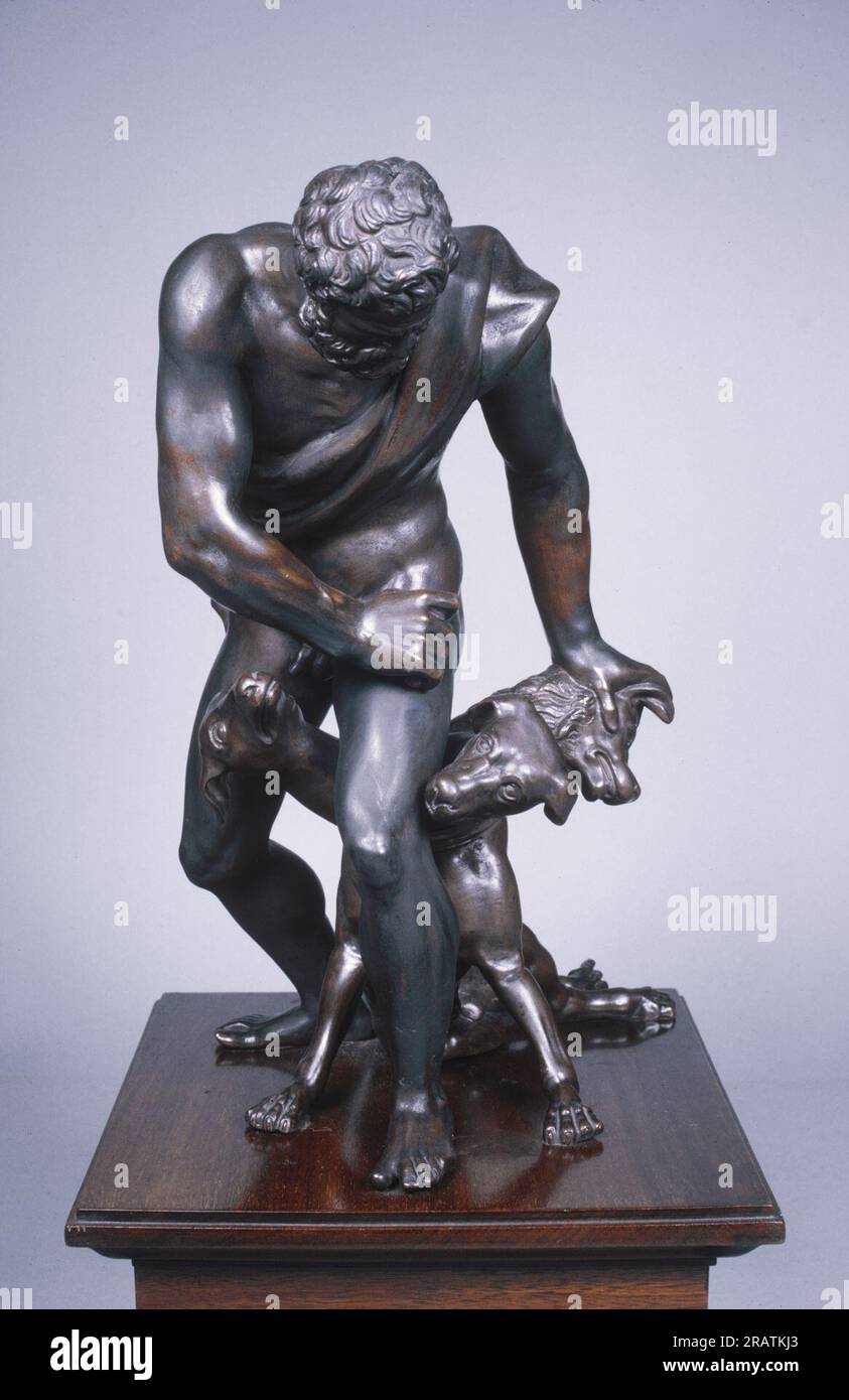 Hercules and Cerberus by Giambologna Stock Photo - Alamy