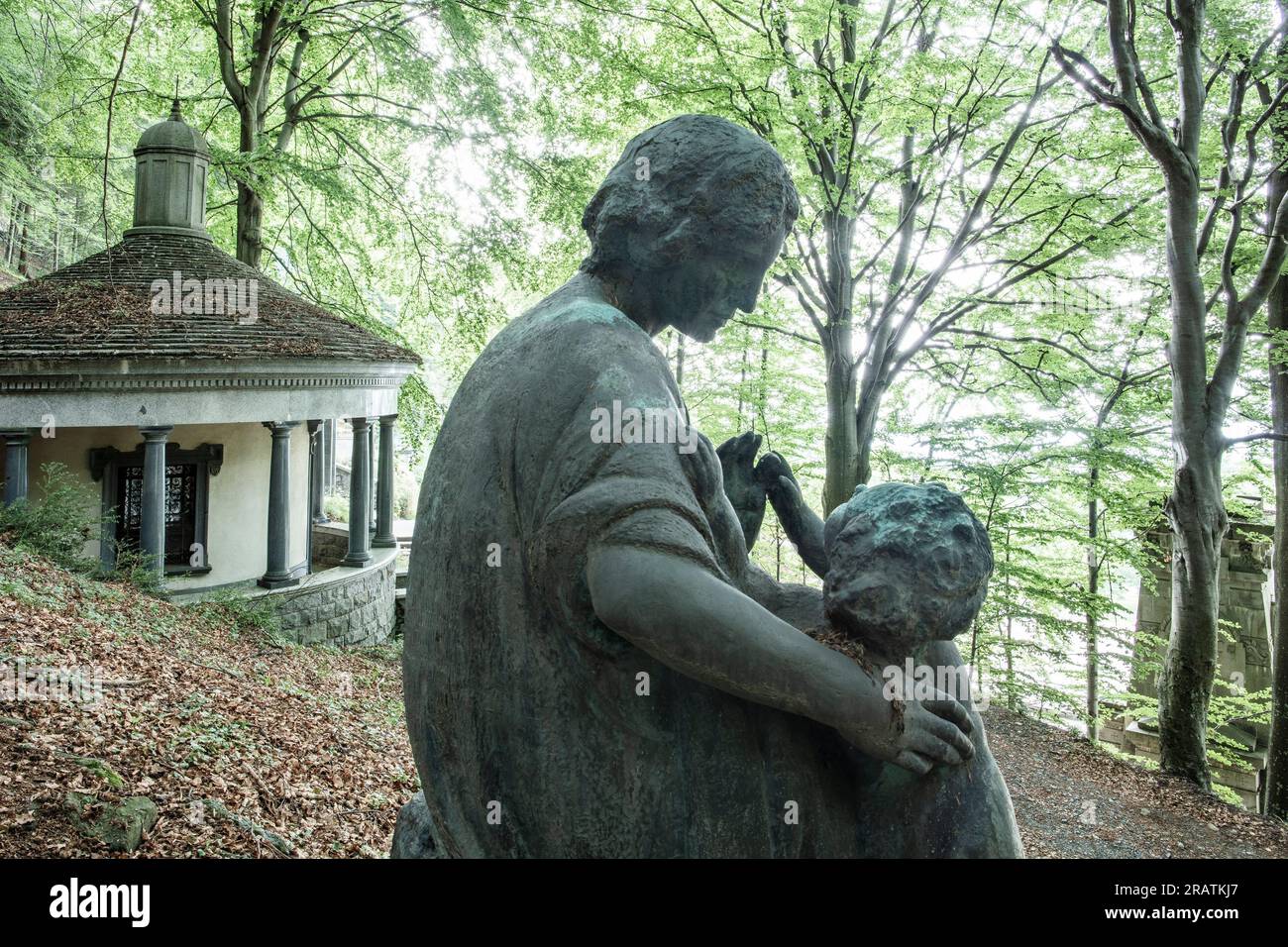 The Monumental Cemetery, Sanctuary of Oropa, Biella, Piedmont, Italy ...