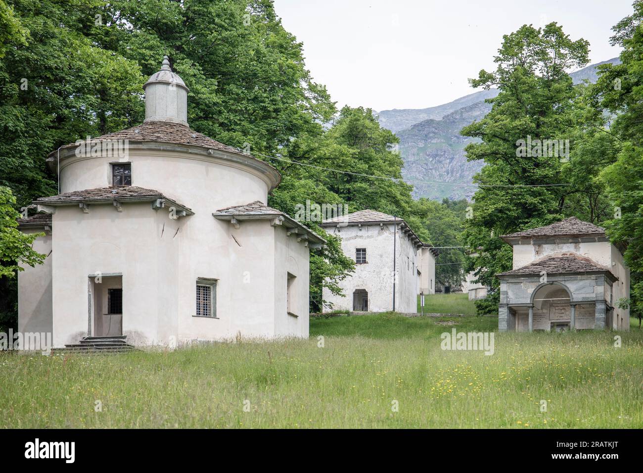 The Sacro Monte di Oropa, Sanctuary of Oropa, Biella, Piedmont, Italy ...