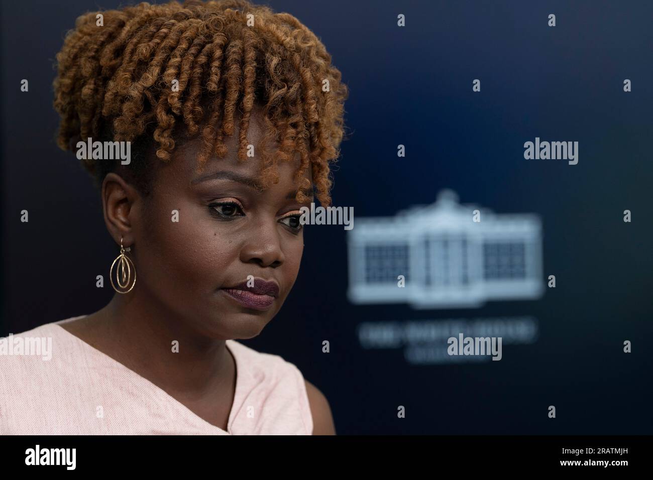 White House Press Secretary Karine Jean-Pierre conducts the daily ...