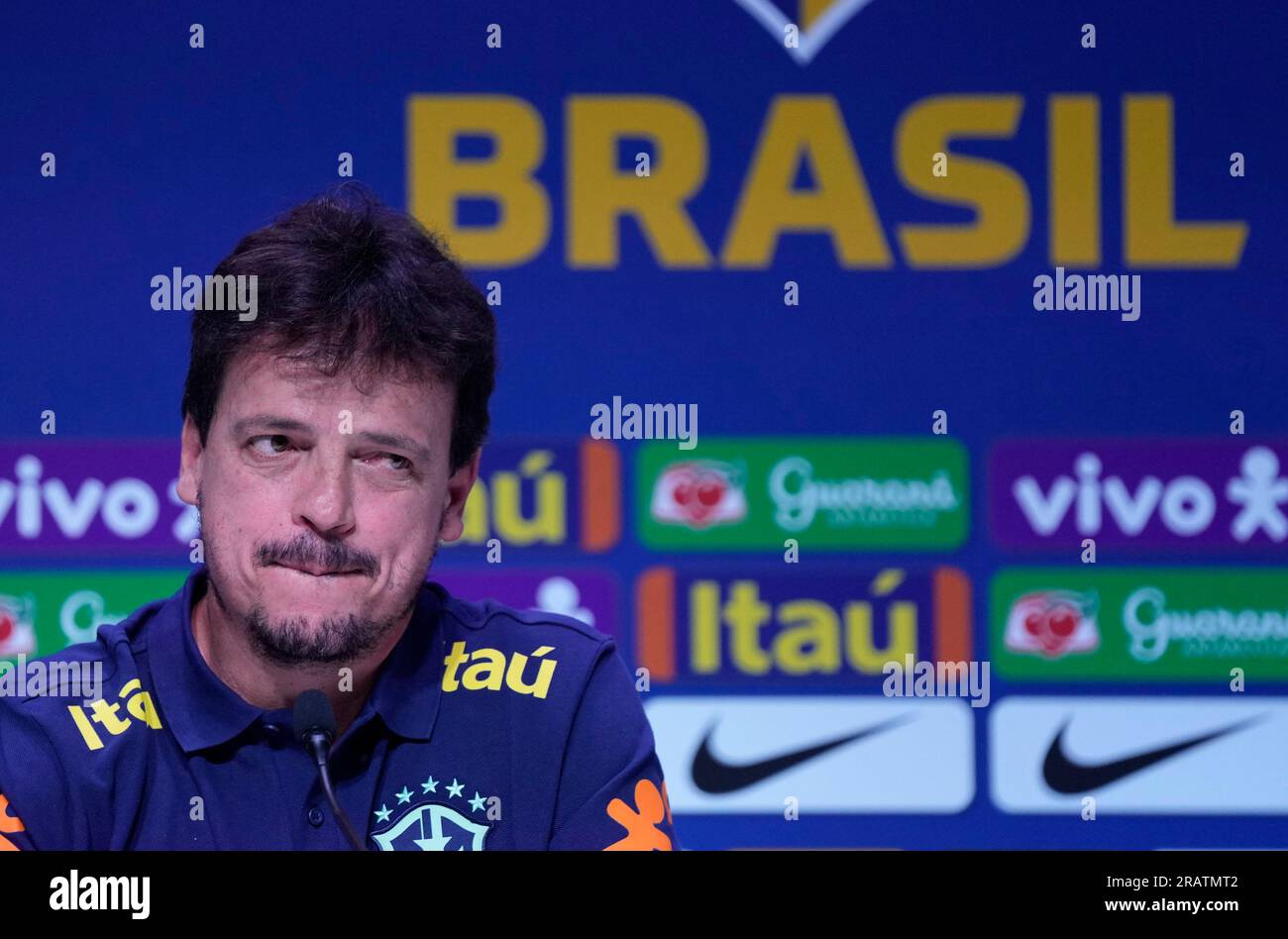 Fernando Diniz, the new head coach of the Brazilian national soccer ...