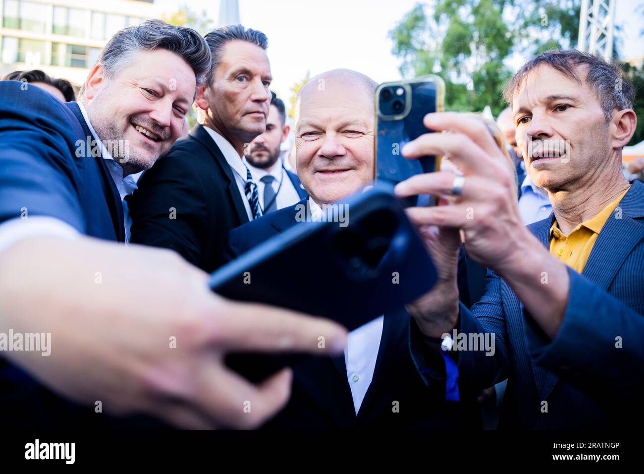 Berlin, Germany. 05th July, 2023. German Chancellor Olaf Scholz (SPD, M ...