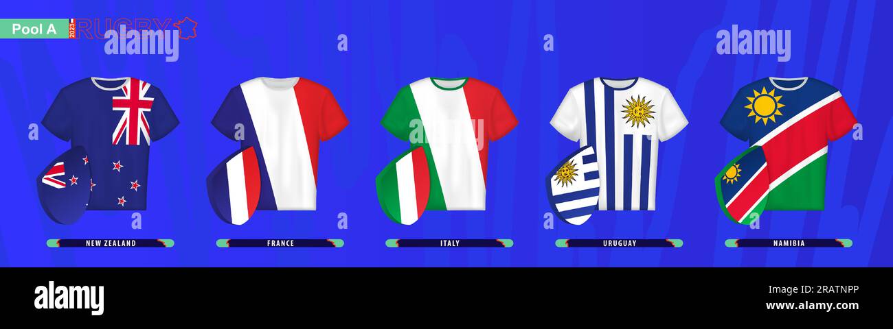 French rugby flag Stock Vector Images - Alamy