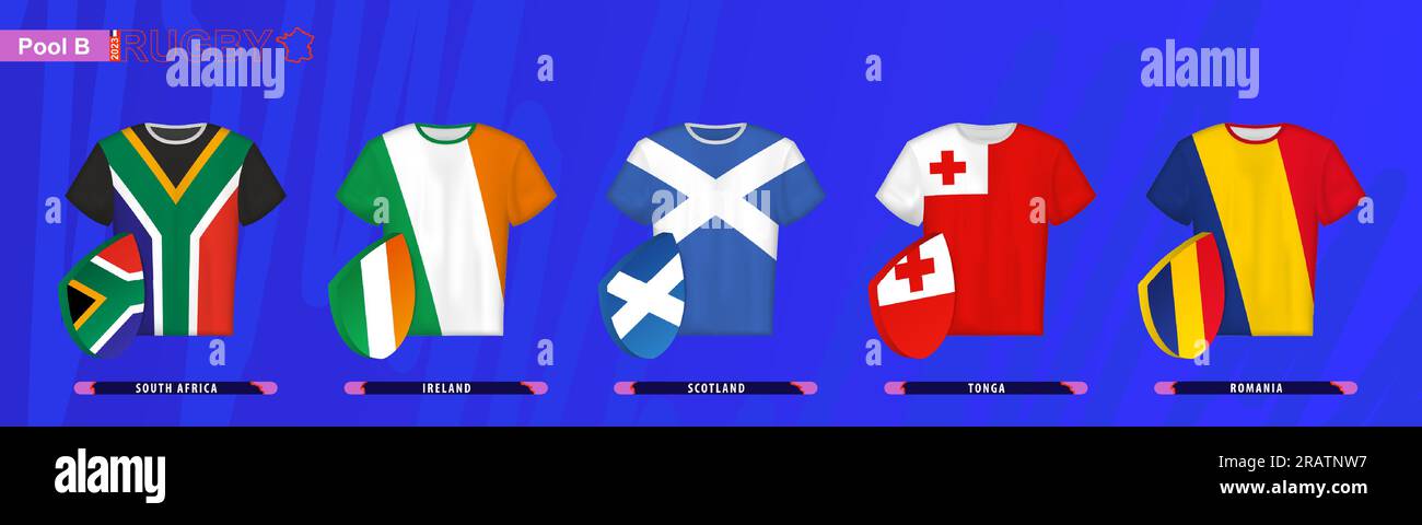 French rugby flag Stock Vector Images - Alamy