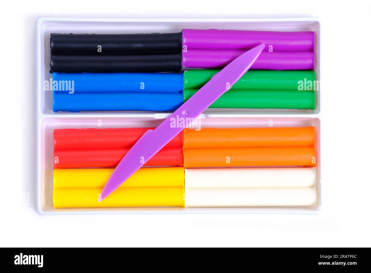 Childrens set of multi colored plasticine for modeling Stock Photo - Alamy