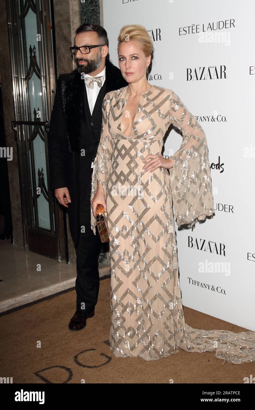 London, UK. Gillian Anderson at the Harper's Bazaar Woman of the Year ...