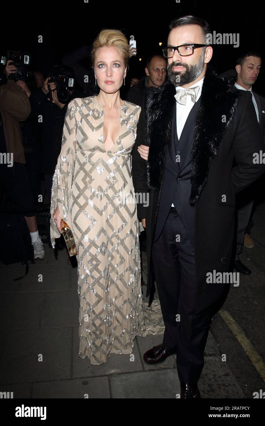 London, UK. Gillian Anderson at the Harper's Bazaar Woman of the Year ...