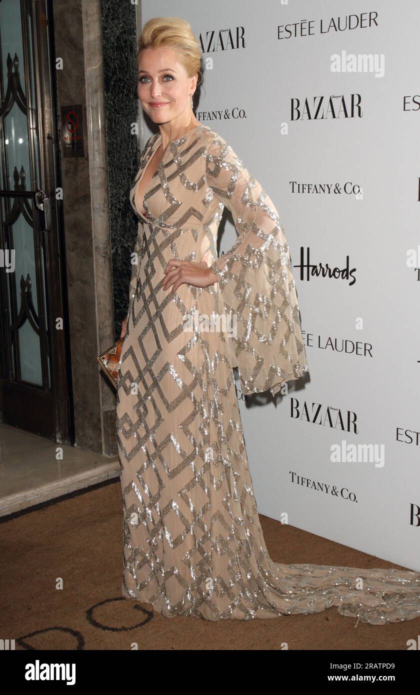 London, UK. Gillian Anderson at the Harper's Bazaar Woman of the Year ...