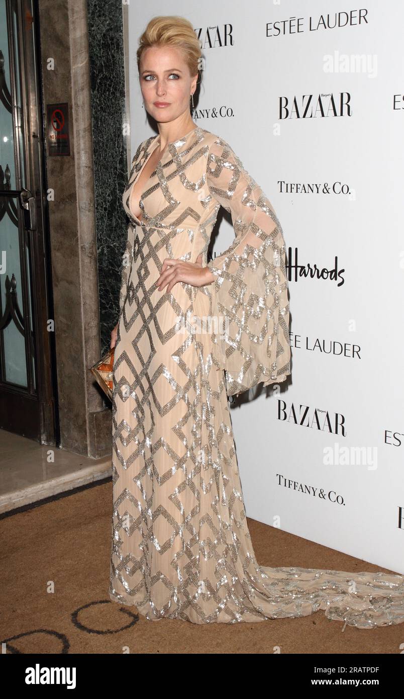 London, UK. Gillian Anderson at the Harper's Bazaar Woman of the Year ...