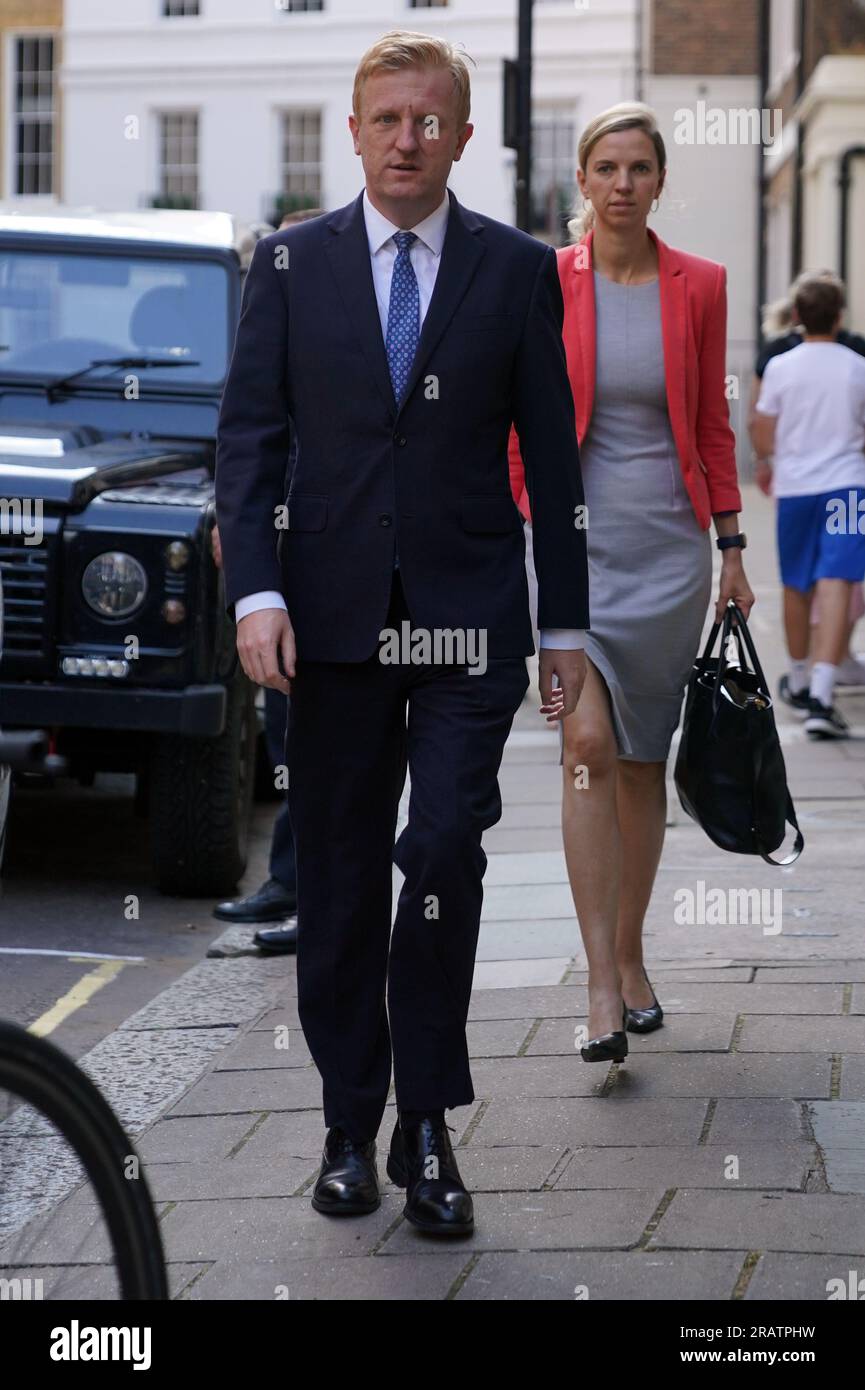 Deputy Prime Minister Oliver Dowden arrives for The Spectator's Summer ...
