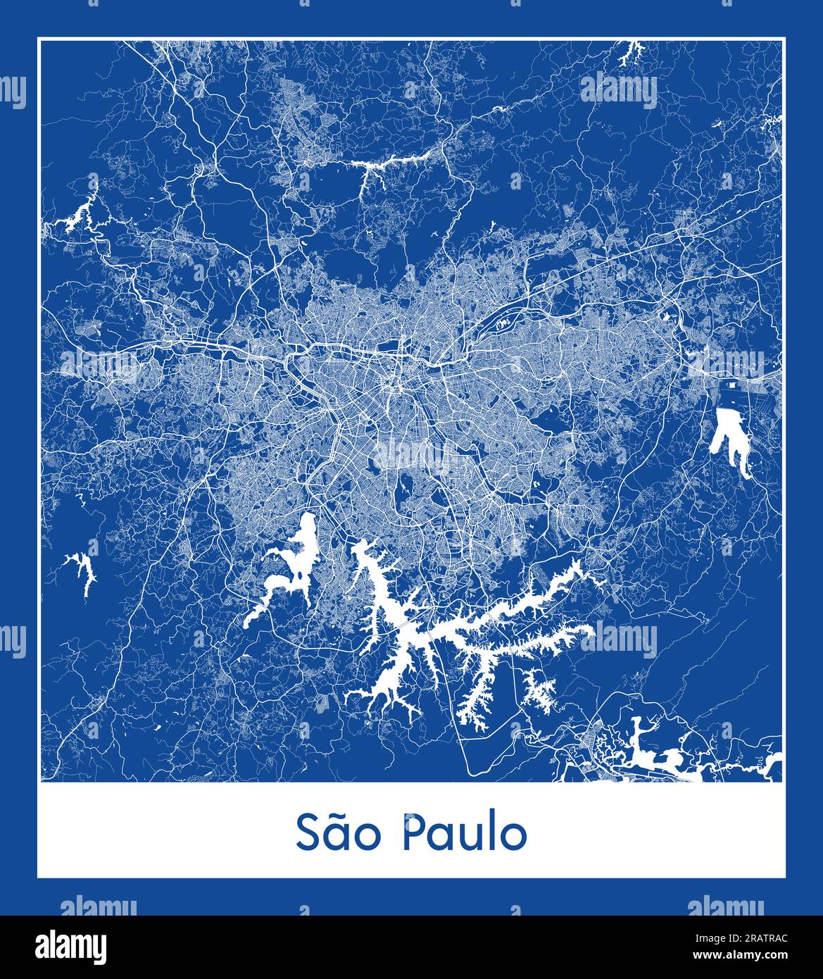 Sao paulo map vector hi-res stock photography and images - Alamy