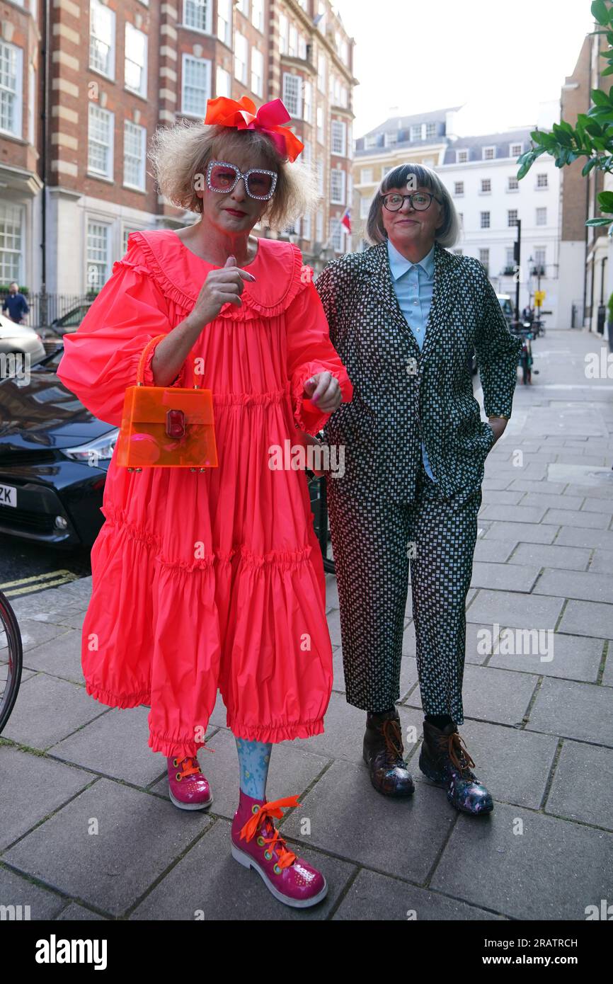 Sir Grayson Perry and Philippa Perry arrive for The Spectator's Summer ...