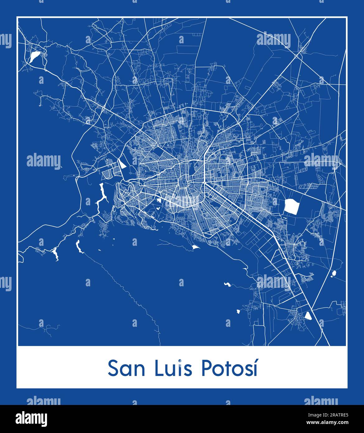 San luis potosi map Stock Vector Images - Alamy