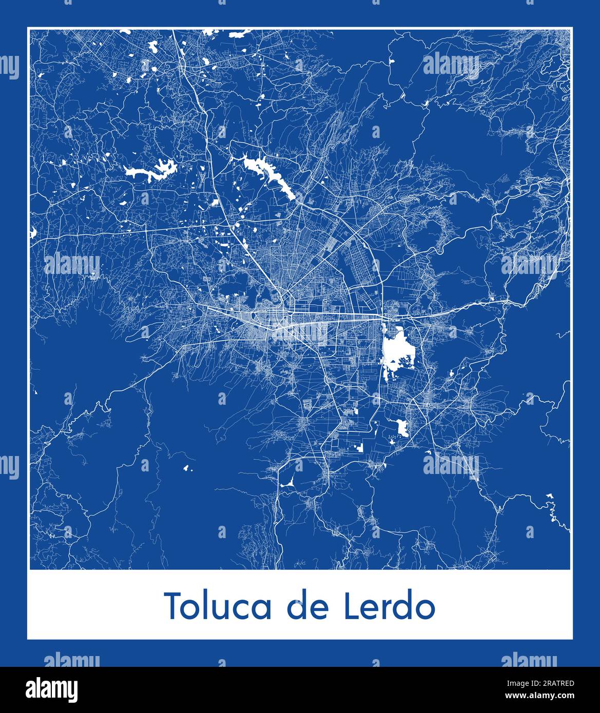 Toluca mexico map Stock Vector Images - Alamy