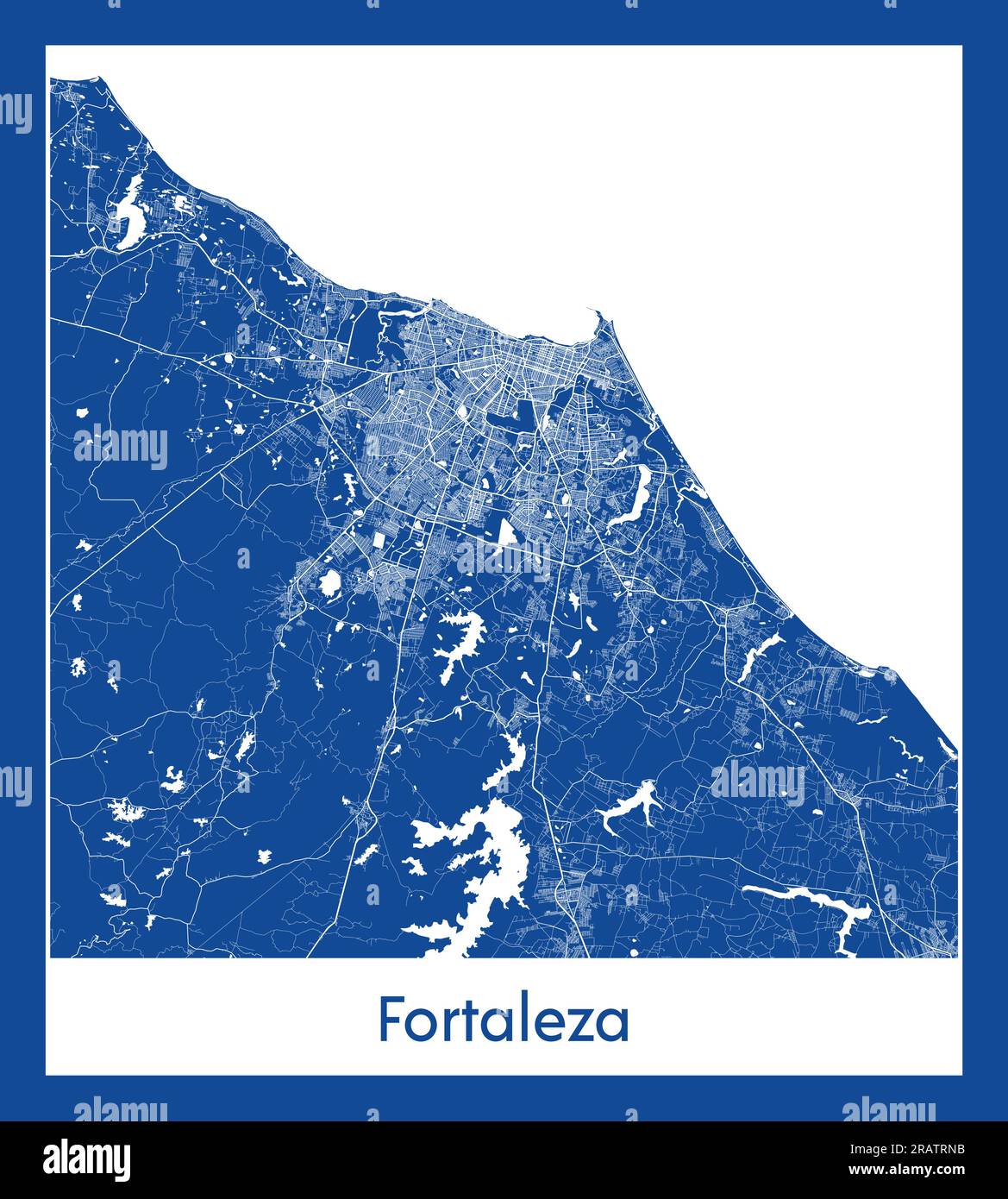 Fortaleza Brazil Map