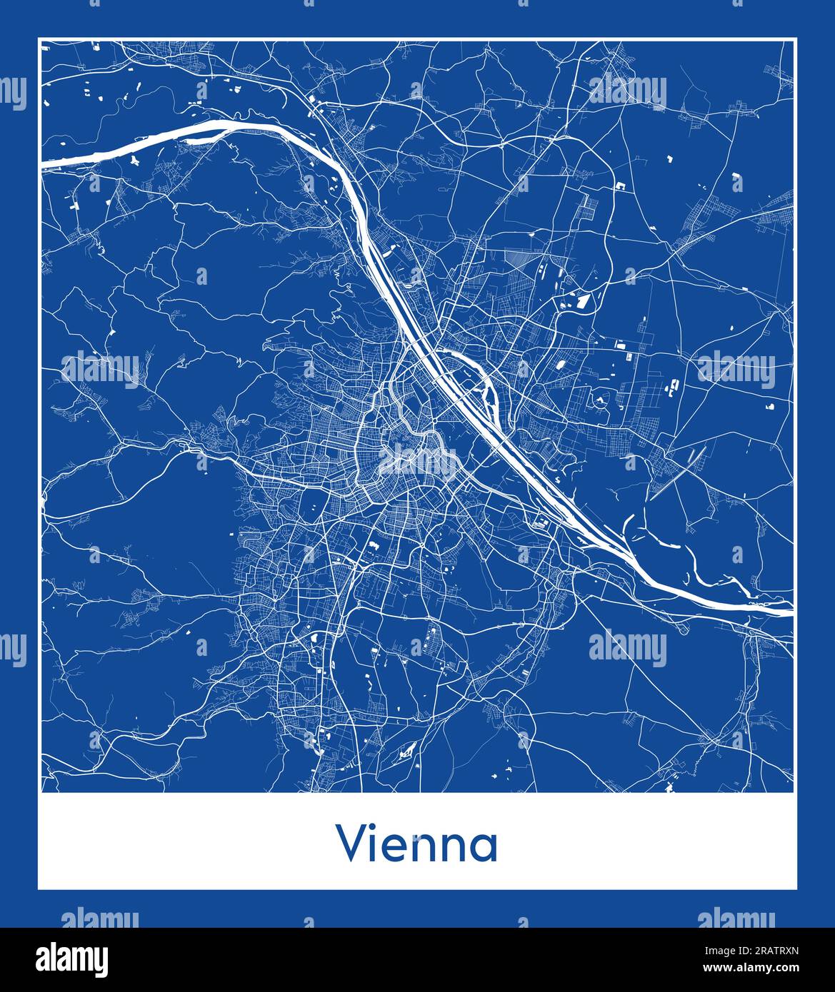 Map of vienna hi-res stock photography and images - Alamy