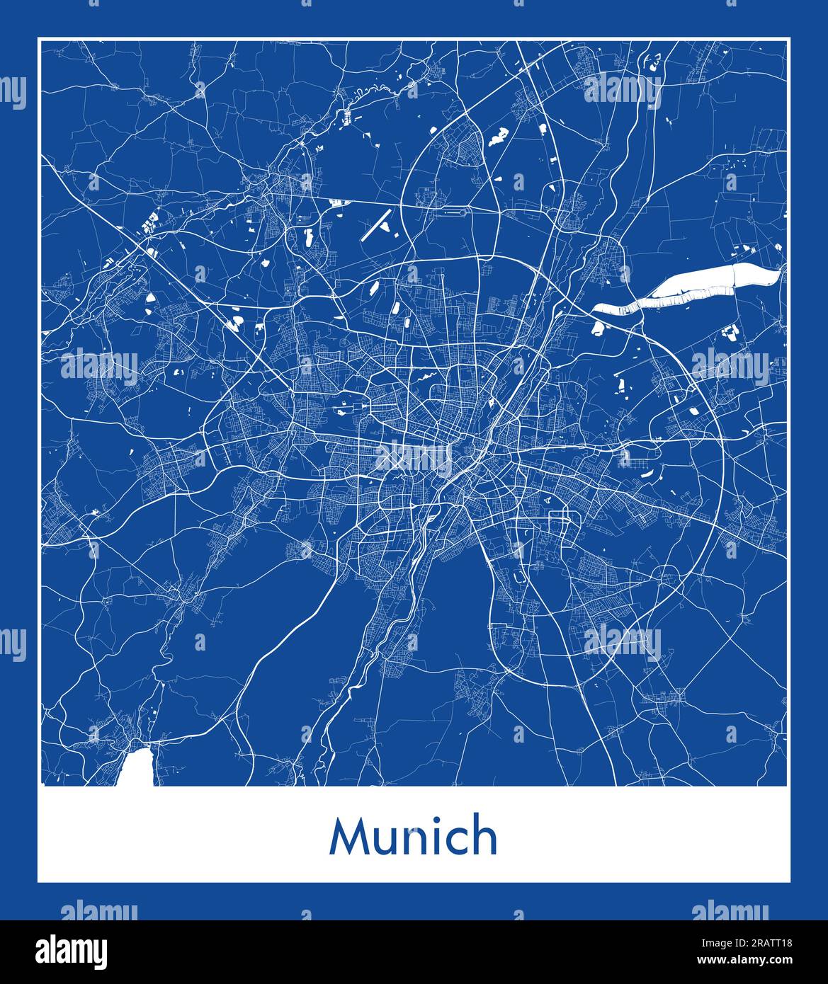 Map of munich Stock Vector Images - Alamy
