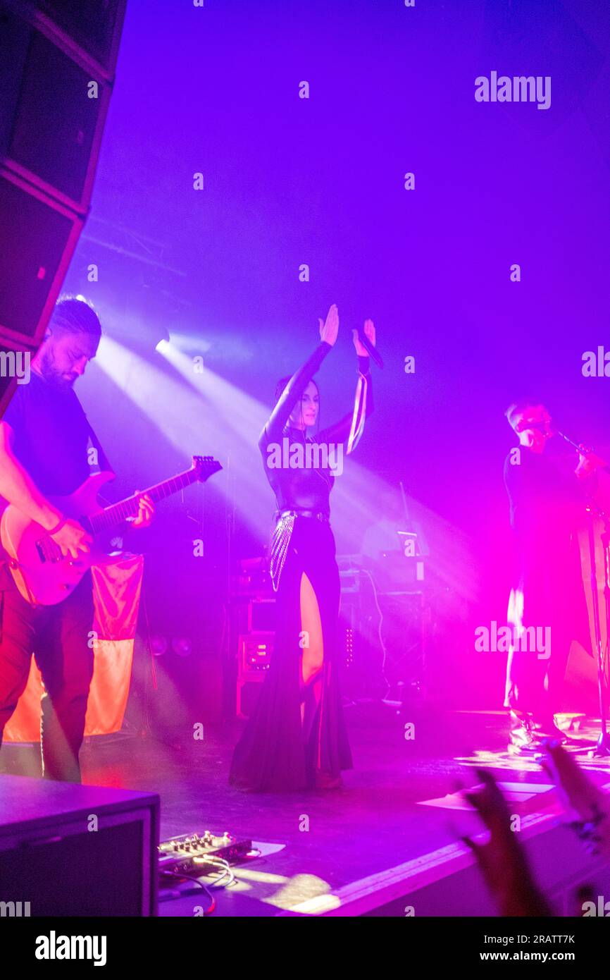 Singer Katerina Pavlenko performs with the band "Go A" (Ukraine) at The ...