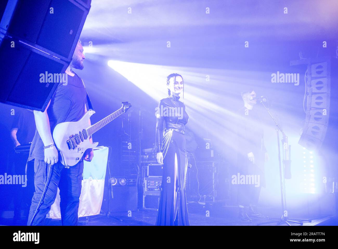 Singer Katerina Pavlenko performs with the band "Go A" (Ukraine) at The ...