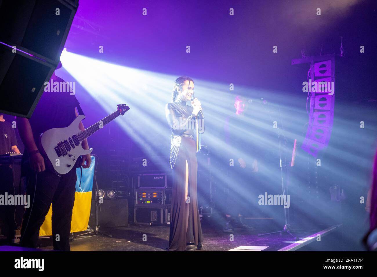 Singer Katerina Pavlenko performs with the band "Go A" (Ukraine) at The ...