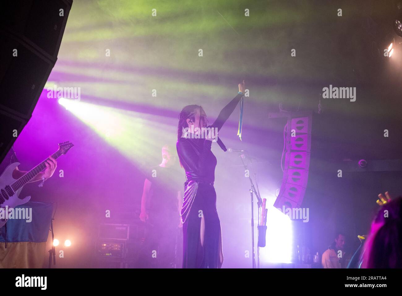 Singer Katerina Pavlenko performs with the band "Go A" (Ukraine) at The ...